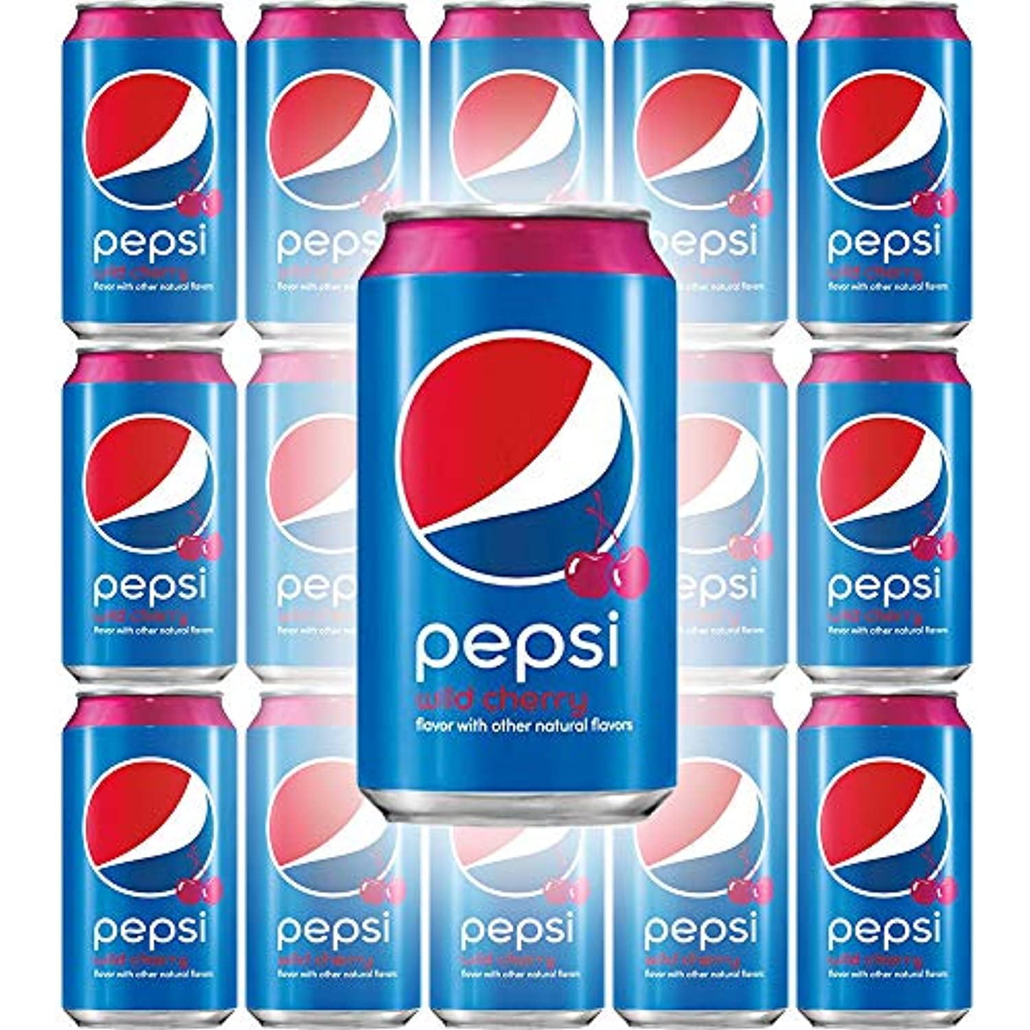 Pepsi Wild Cherry, 12 Fl Oz Cans (Pack Of 15, Total Of 180 Fl Oz ...