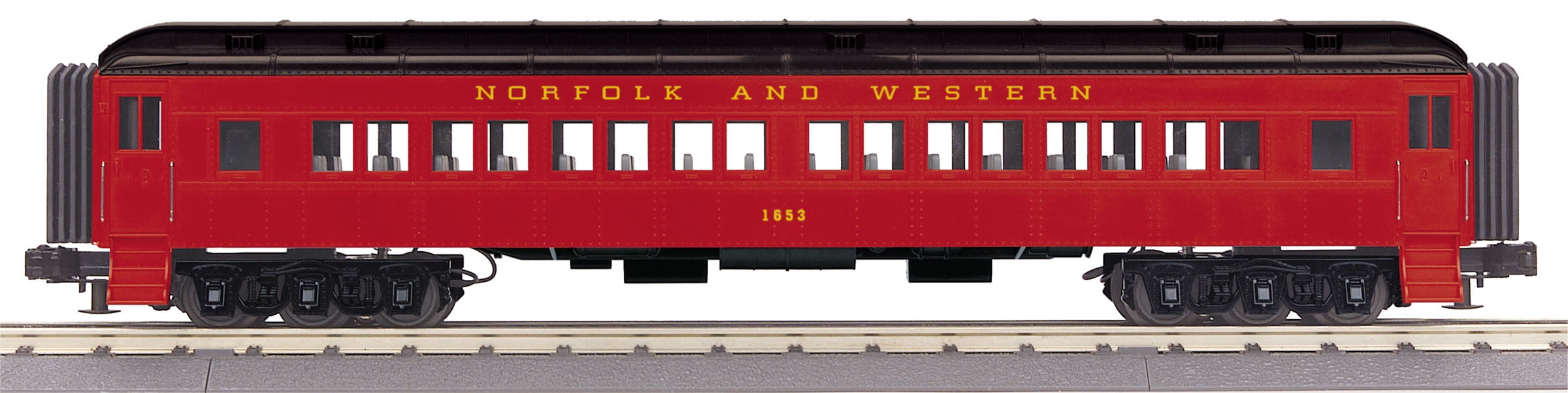 MTH 30-69223 O Norfolk & Western 60' Madison Heavyweight Coach - 3-Rail ...