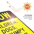 Slow Children Dogs 1 Grumpy Old Man Sign, Traffic Sign, - Walmart.com