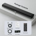 2.0 CH Sound Bar for Smart TV - 60W Dual Full-Range Speakers Surround ...