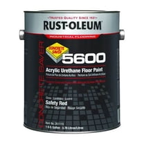 Rust-Oleum 1 gal Floor Paint, Gloss Finish, Safety Yellow, Acrylic Base ...