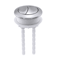 Cushteg ABS Dual Flush Toilet Push Button Replacement, Brushed Finish ...
