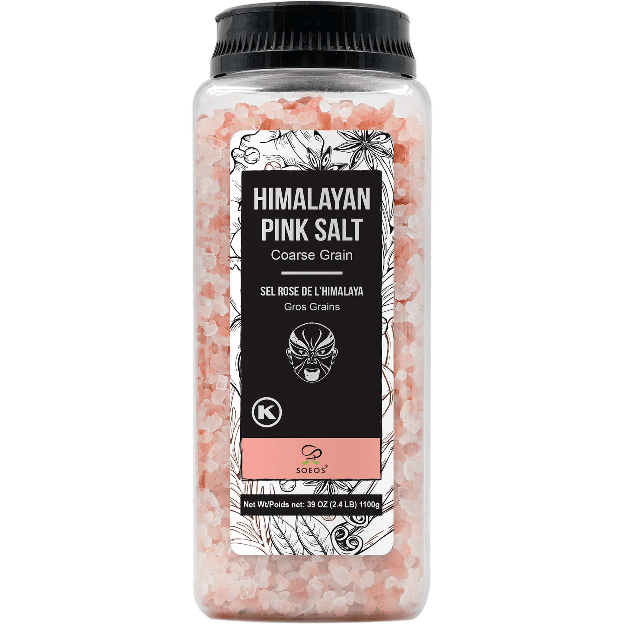 Click here for Soeos Himalayan Pink Salt  39 Oz  Coarse Grain  Ko... prices