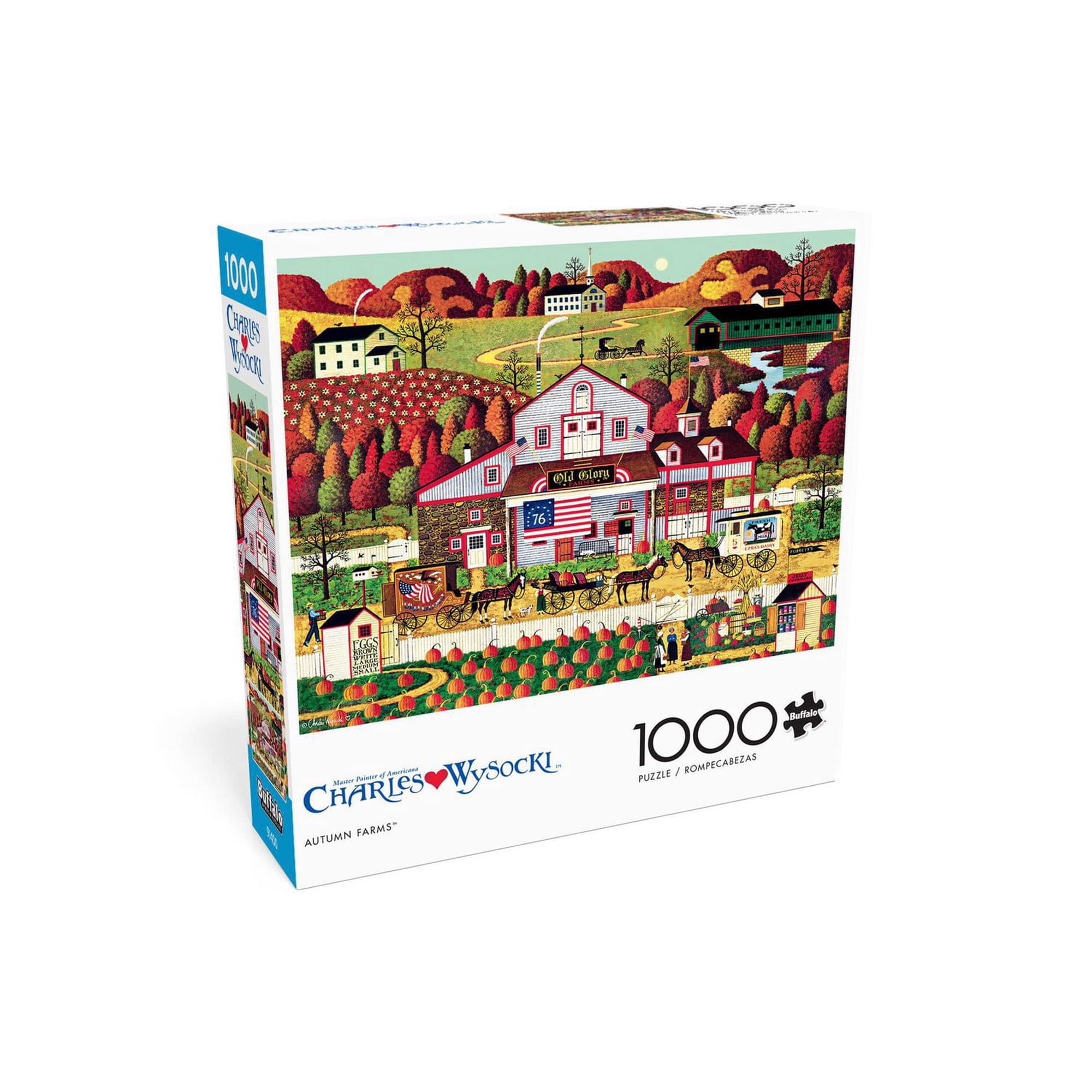 Click here for Buffalo Games - Charles Wysocki - Autumn Farms - 1... prices