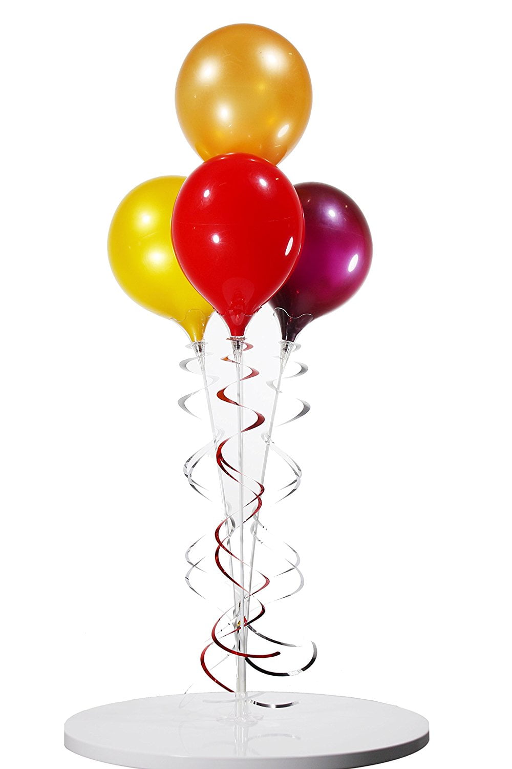 Table Top 4 Balloon Bouquet - Reusable and Helium Free - Walmart.com