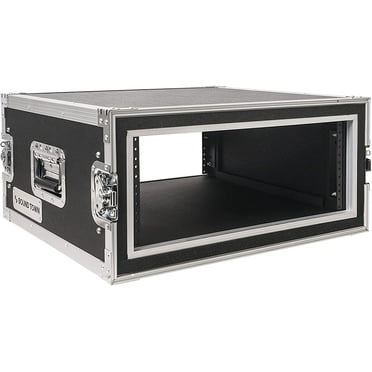 Sound Town Shock Mount 8U ATA Rack Case with 21 Rackable Depth, 11U ...