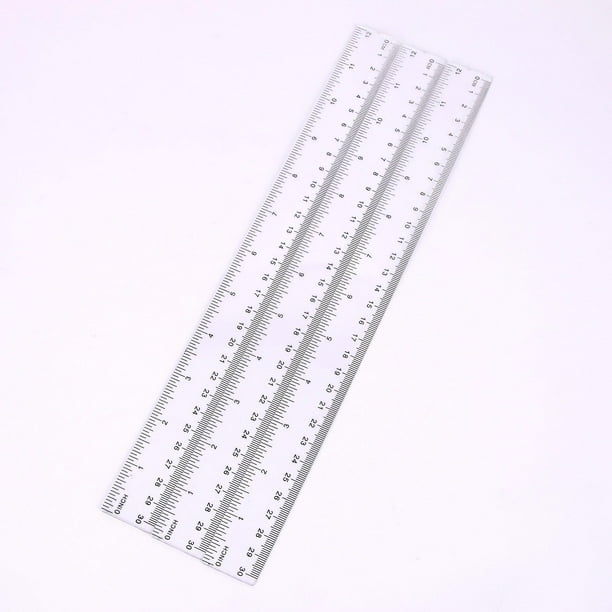 Reglas 30cm, Paquete De 3, Regla Transparente, Regla De Plástico ...