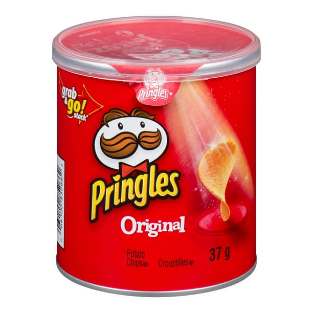 Pringles Regular Potato Chips, Small Can | 37G/Unit, 12 Units/Case ...