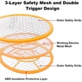 Casewin Rechargeable Bug Zapper Racket, Electric Fly Swatter, 3,000 ...