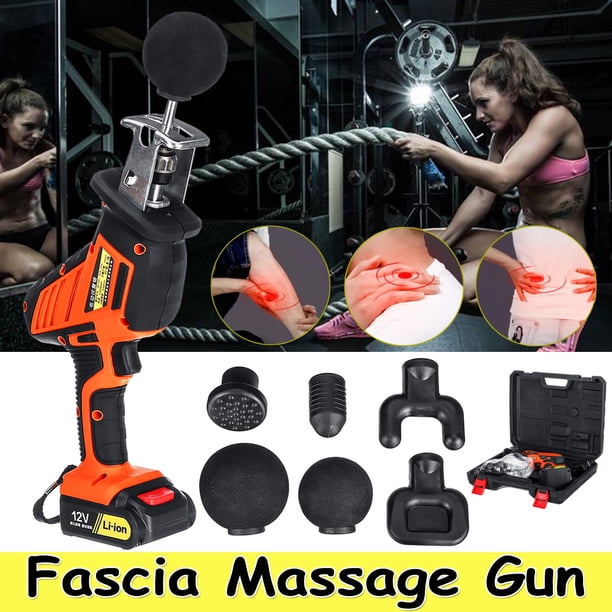 6 in 1 Massager Gun Massage Vibration Muscle Sports Vibrating Therapy ...