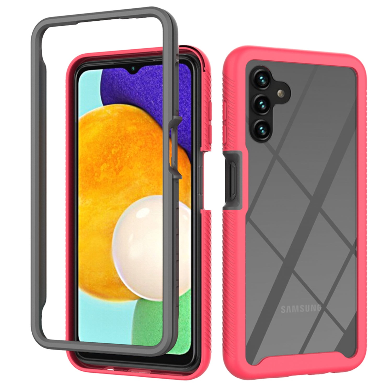 ELEHOLD Hybrid Clear Case for Samsung Galaxy A54 5G Slim Thin Anti ...