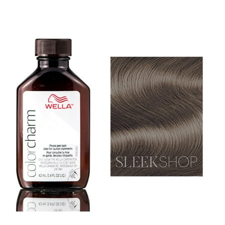 4N/411 - Medium Brown , Wella Color Charm LIQUID Permanent Hair color ...