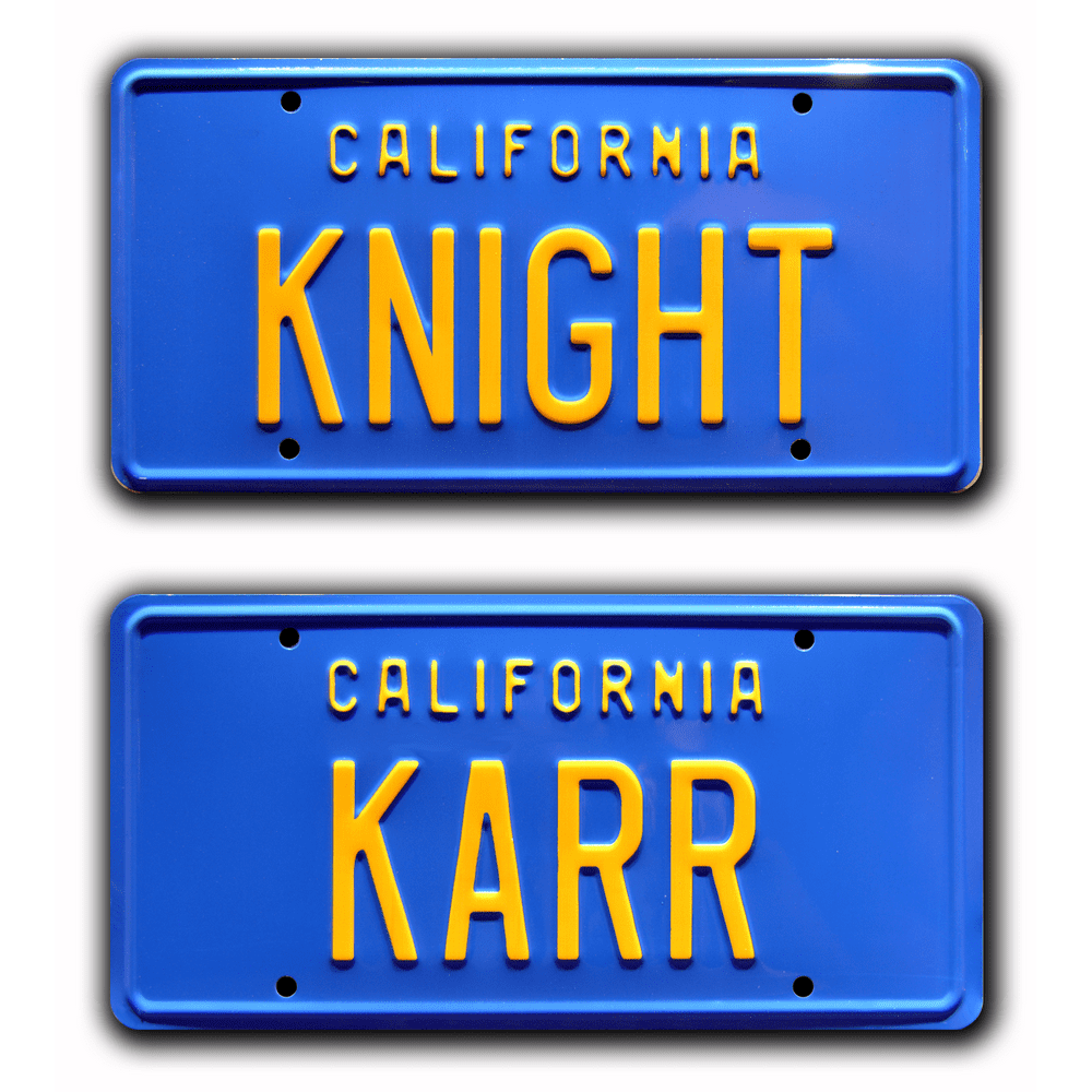 Knight Rider | KITT Trans Am | KNIGHT + KARR | Metal Stamped Replica ...