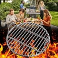Gallickan Round Stainless Steel Grill Grate, Heavy Duty Cooking Rack ...