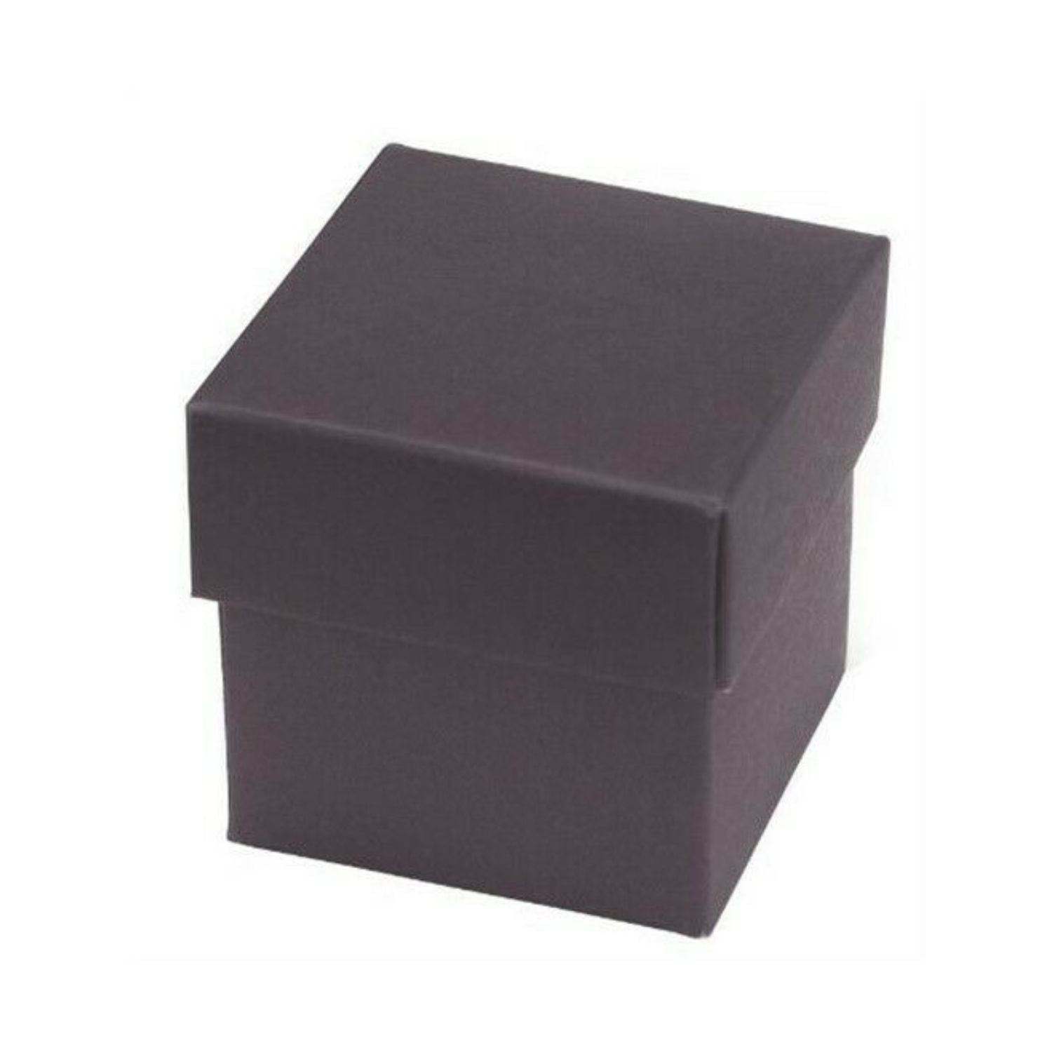 Paper Frenzy Charcoal Gray 2 Piece Party Favor Boxes with Lids 2x2x2 ...