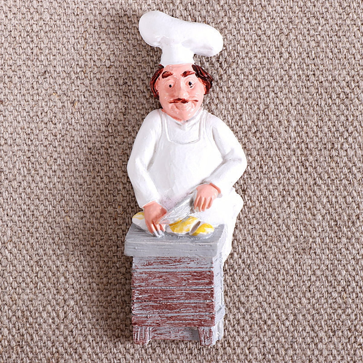 Home Creative 3D Magnetic Chef Cartoon Fridge Magnets Note Holder ...