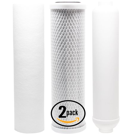 2-Pack Replacement Filter Kit for OmniFIlter RO2050 RO System ...