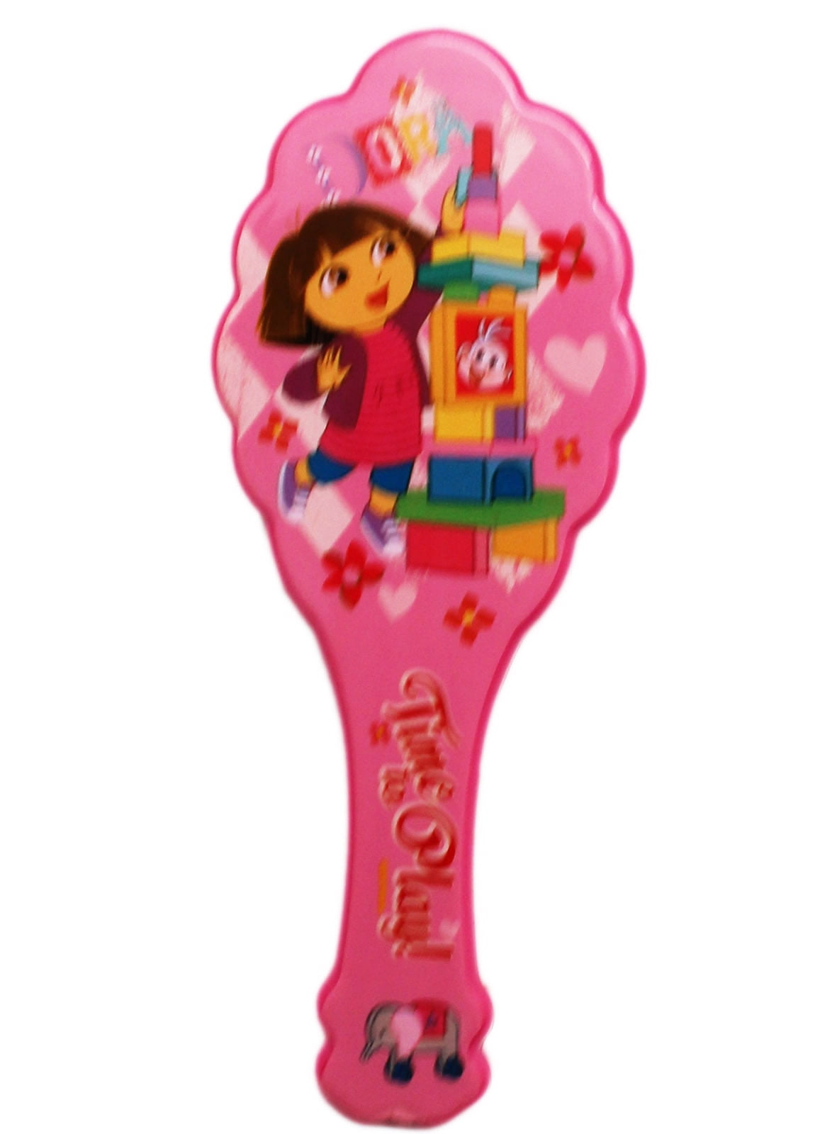 Dora the Explorer Time To Play Pink Colored Plastic Hairbrush - Walmart.com