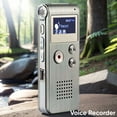 Rechargeable Digital Voice Recorder Multifunctional Rechargeable 8GB ...