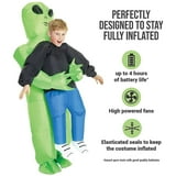 Morph Kids Inflatable Alien Abduction Costume, Funny Blow Up Youth Suit ...