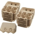30 Pack Recycled Paper Egg Cartons, Half Dozen Empty Egg Boxes for 6 ...