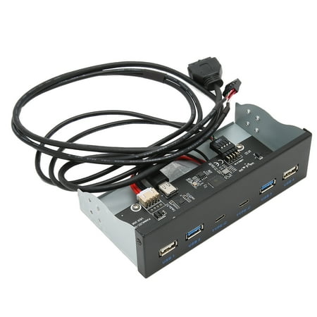 USB3.1 Front Panel Adapter, USB3.0X2 USB2.0X2 TYPE CX2 6 Ports Front ...