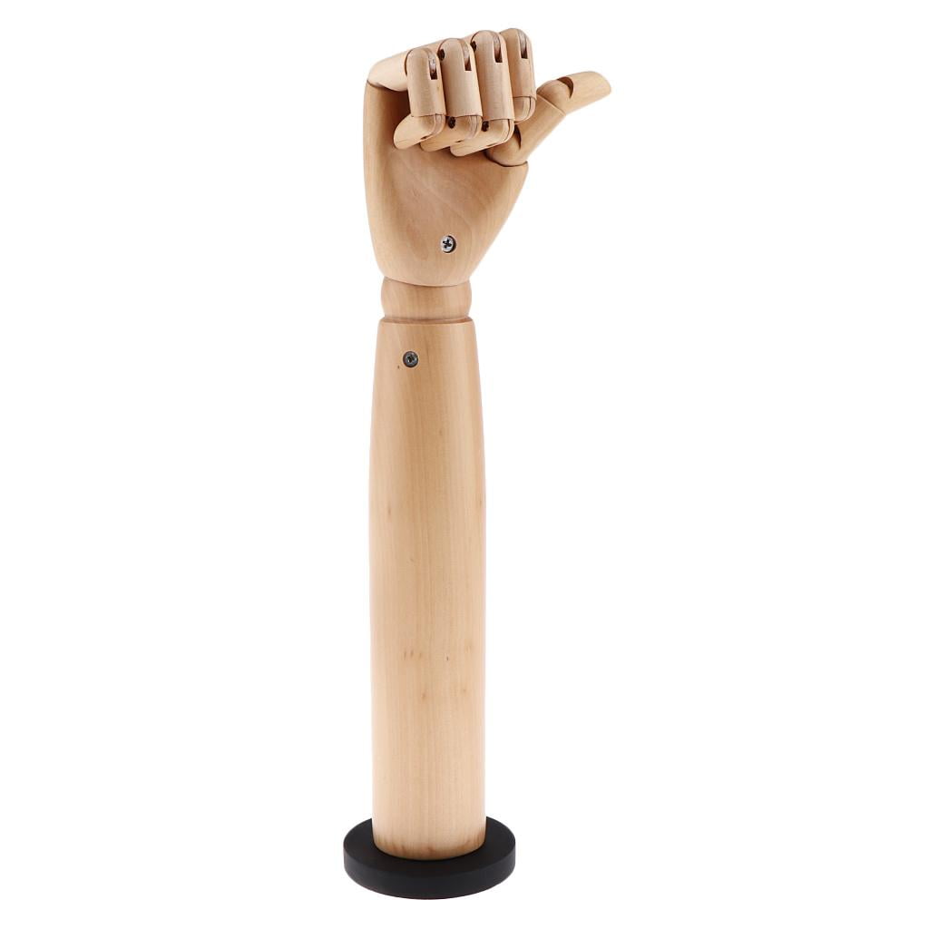 Jewelry Display Wooden Mannequin Sketch Manikin Hand Model - Walmart.com