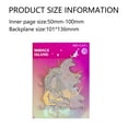 90 Pcs Holographic Stickers, Glitter Shiny Iridescent Transparent Resin ...