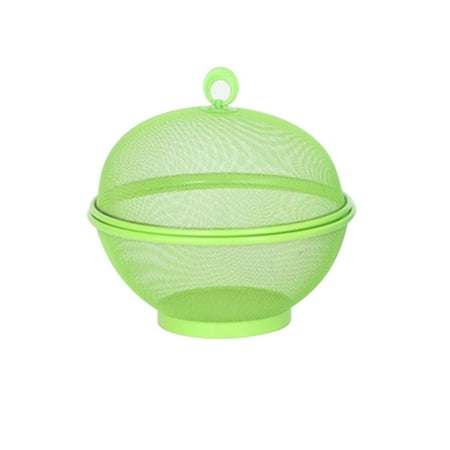 freestylehome Mesh Fruit Basket with Lid Breathable Round Net Food Tray ...