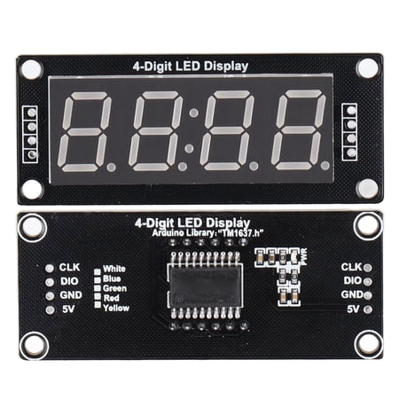 LAFGUR 4 Digit Display Module,0.56in LED Display Module 4 Digit 7 ...