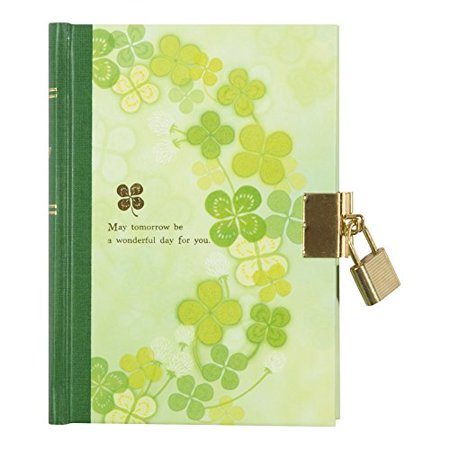 green diary with a key clover pattern | Walmart Canada