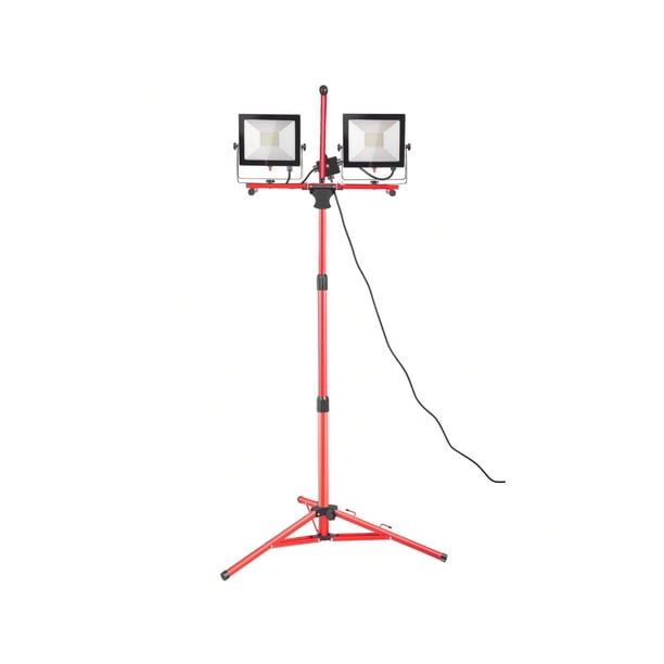 VEVOR LED Work Light With Stand 4200/5000/6000/10000/20000 Lumen Dual ...