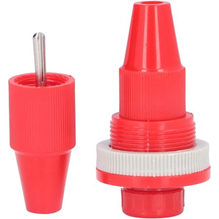 Binding Post Plug Socket Set Injection Moulded ABS Silver Alloy Binding ...