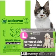 FMP Brands 240 Count 100% Compostable Dog Poop Bags Rolls for Large and ...