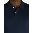 George Men's and Big Men's Interlock Polo Shirt with Short Sleeves ...