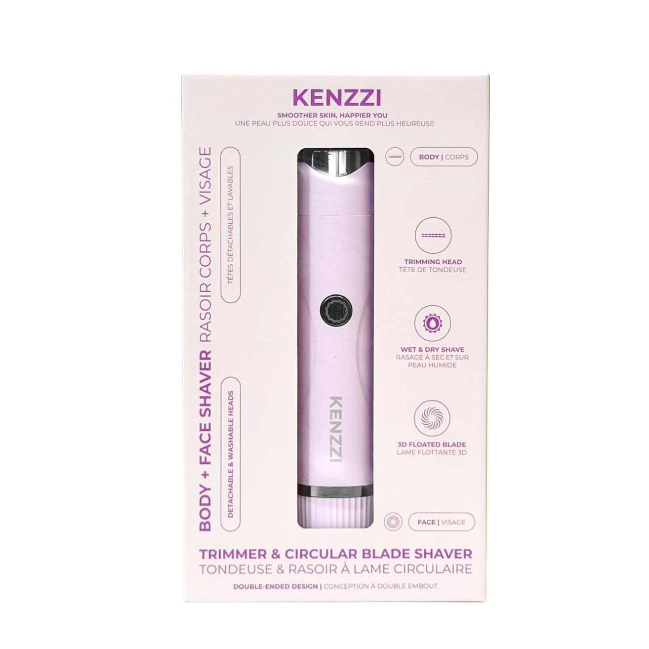 Click here for Kenzzi 2-In-1 Rechargeable Body & Face Shaver  Tri... prices