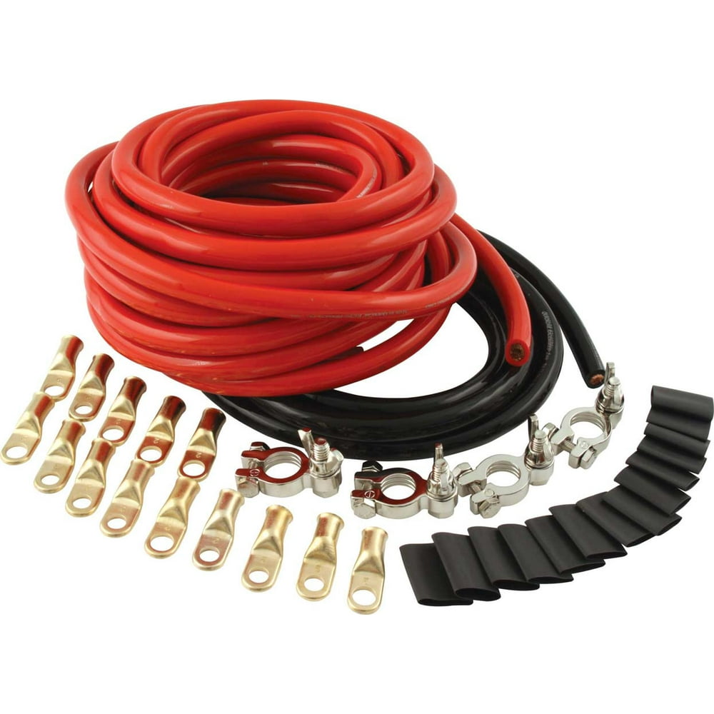 Quickcar Racing Products 2 Gauge Drag Race Battery Cable Kit P/N 57-012 ...