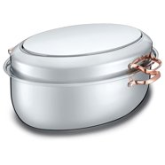 Calphalon Contemporary 16-Inch Stainless Steel Roasting Pan with Rack ...