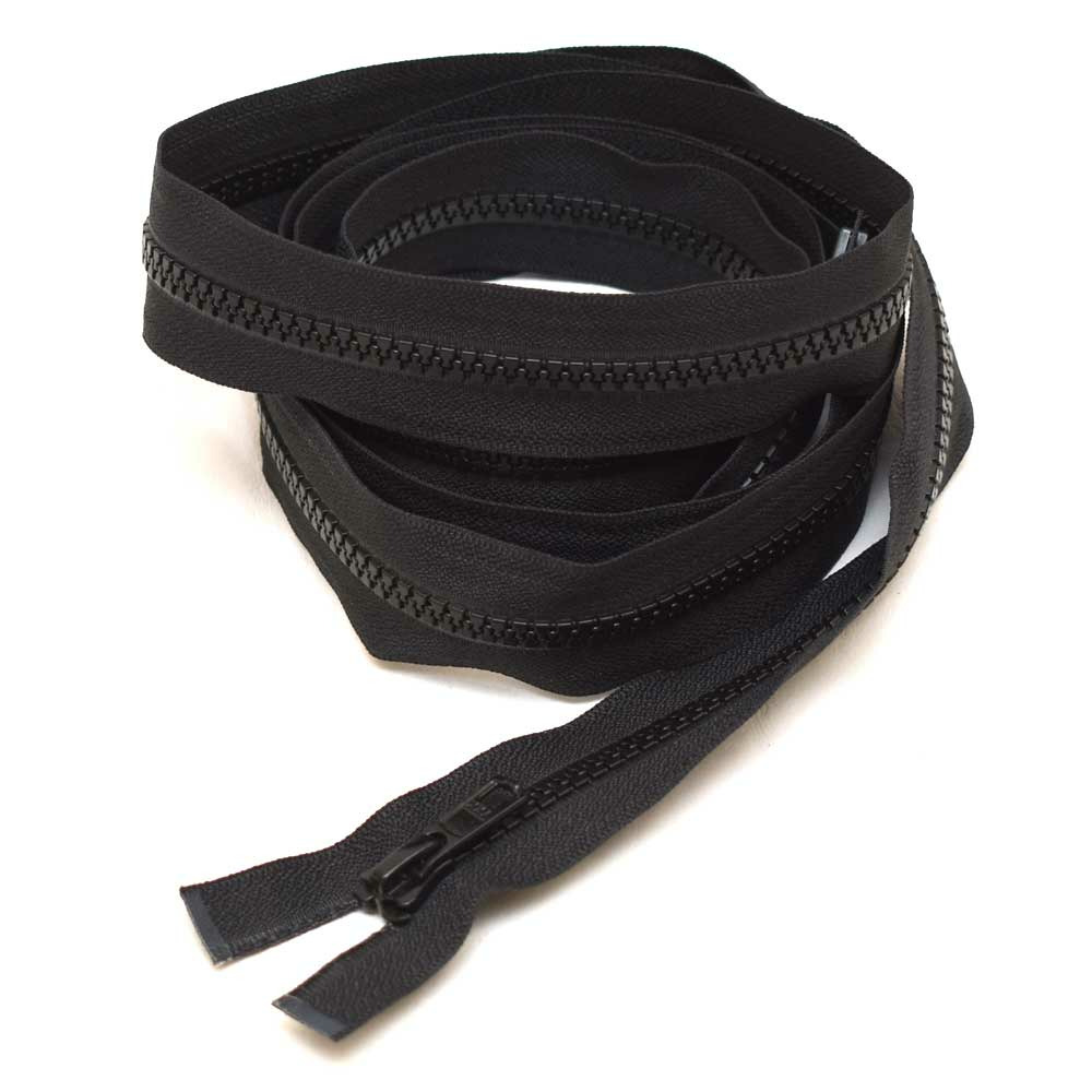 YYK Fastening Boat Separating Zipper | Open End 84 x 1 1/4 Inch Black ...