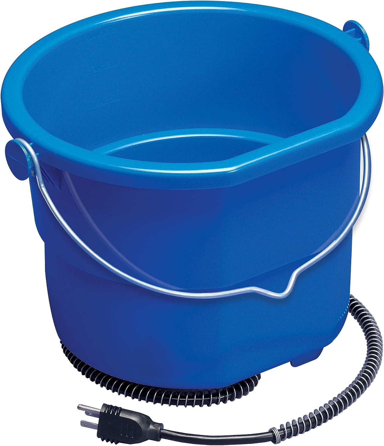 API Heated Bucket Heated Flat Back Bucket, 10 Quart Blue - Walmart.com