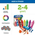 Learning Resources Rainbow Sorting Crayons, Kids Preschool Teaching ...