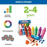 Learning Resources Rainbow Sorting Crayons, Kids Preschool Teaching ...