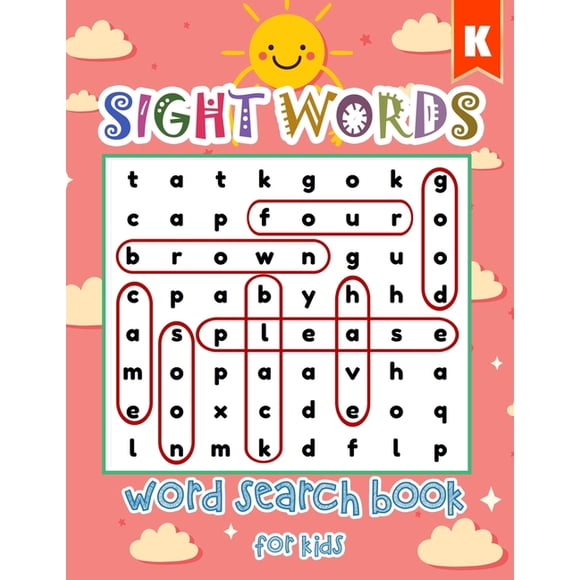 Kindergarten Word Search
