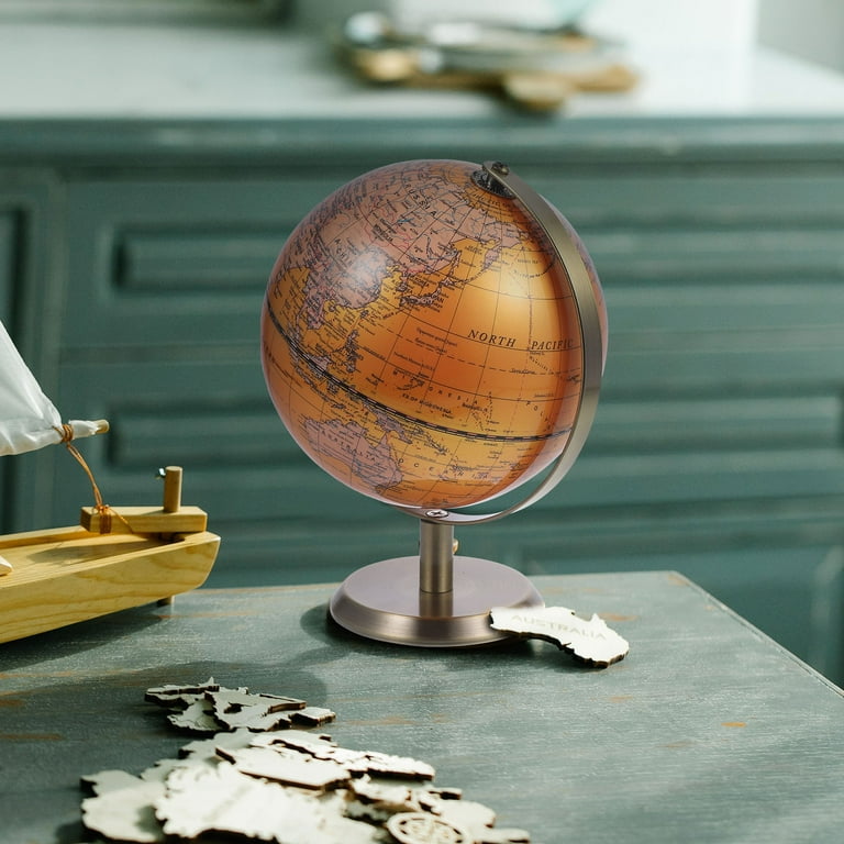 Earth Globe Desktop Decor Amazon.com: World Globe Elegant Retro World