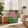 ARTVORA Motivational Wall Art Print, Unrealistic and Delusional Quote ...