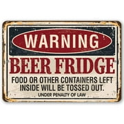Beer Fridge Sign