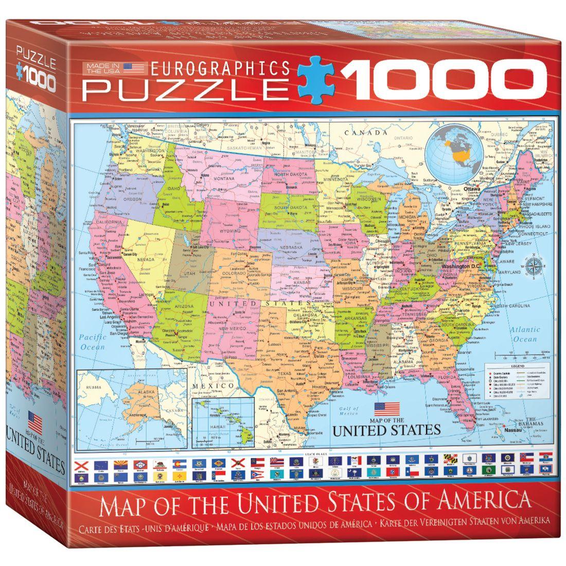 American Map Puzzle