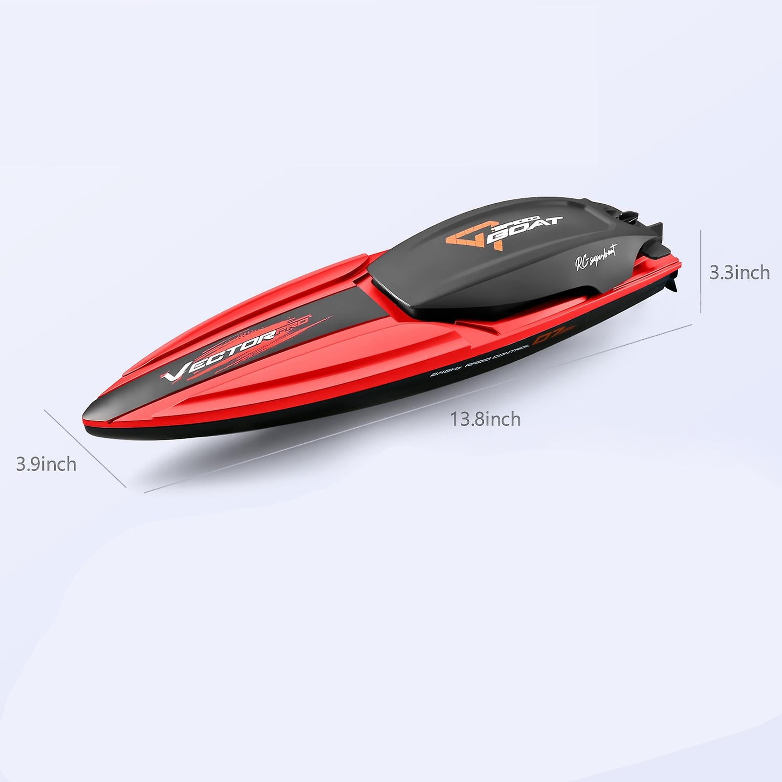 Lancha motora eléctrica inalámbrica HUOGUO de control remoto 25 km/h ...