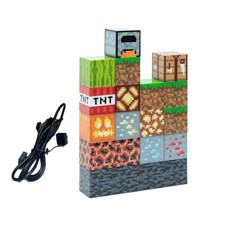 Minecraft Paladone Block Building Light Diy Toy Merchandise Gift ...