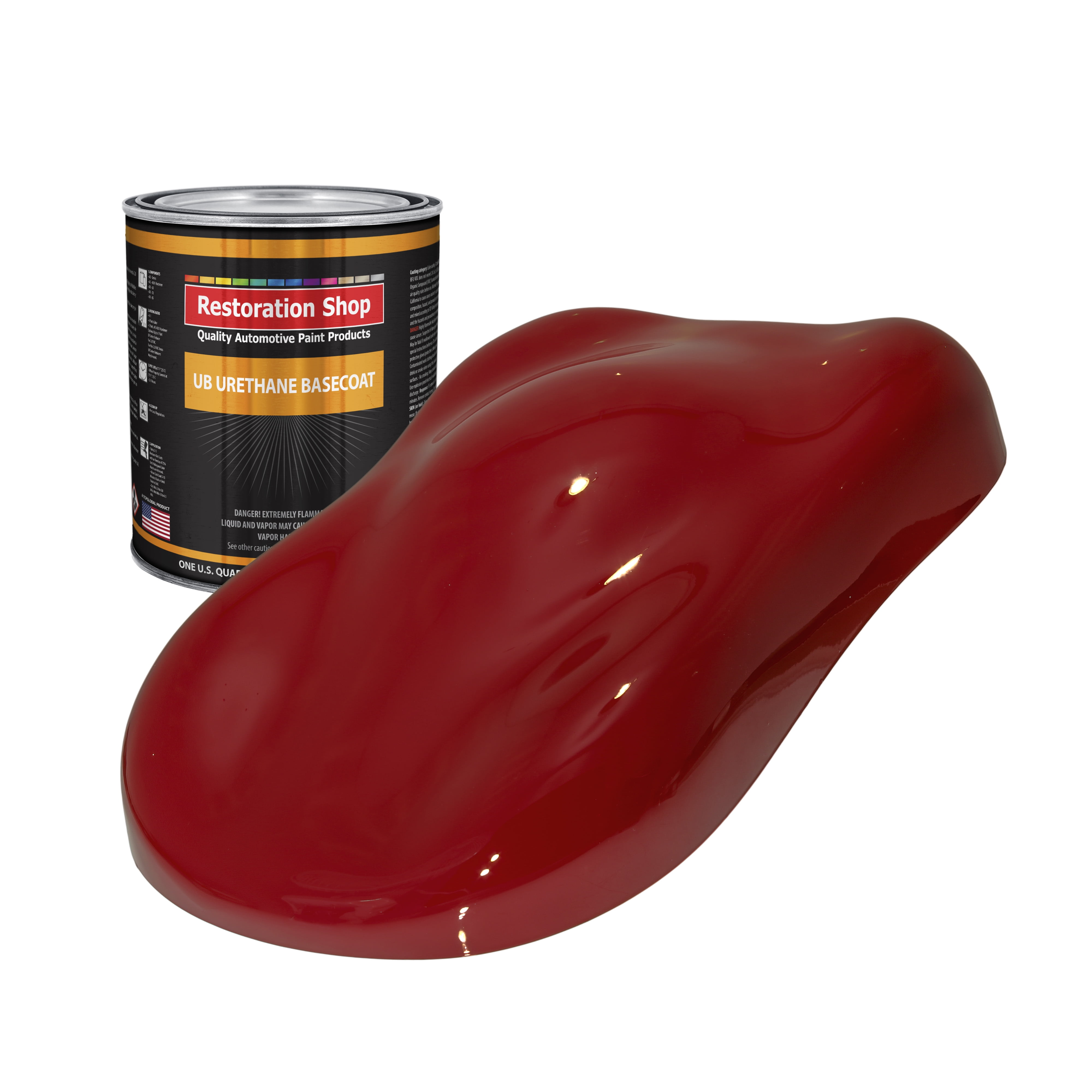 Jalapeno Bright Red 1 Quart URETHANE BASECOAT Car Auto Body Paint ...